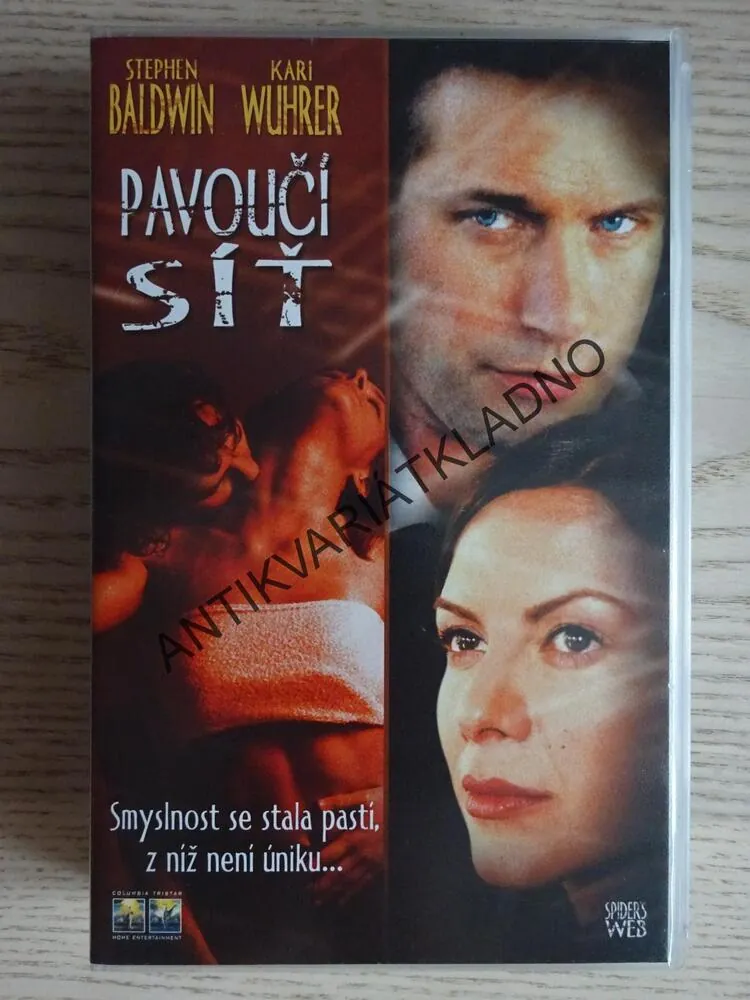 PAVOUČÍ SÍŤ, BALDWIN, VHS | Antikvariát Kladno Mareš