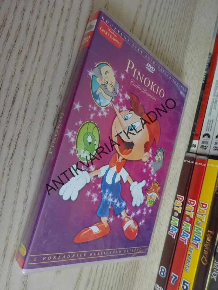 PINOKIO, PINOCCHIO, DVD FILM | Antikvariát Kladno Mareš